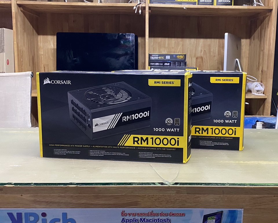 POWER SUPPLY CORSAIR 1000W RM1000i ( 80+ GOLD ) Full Box SCANNER ...